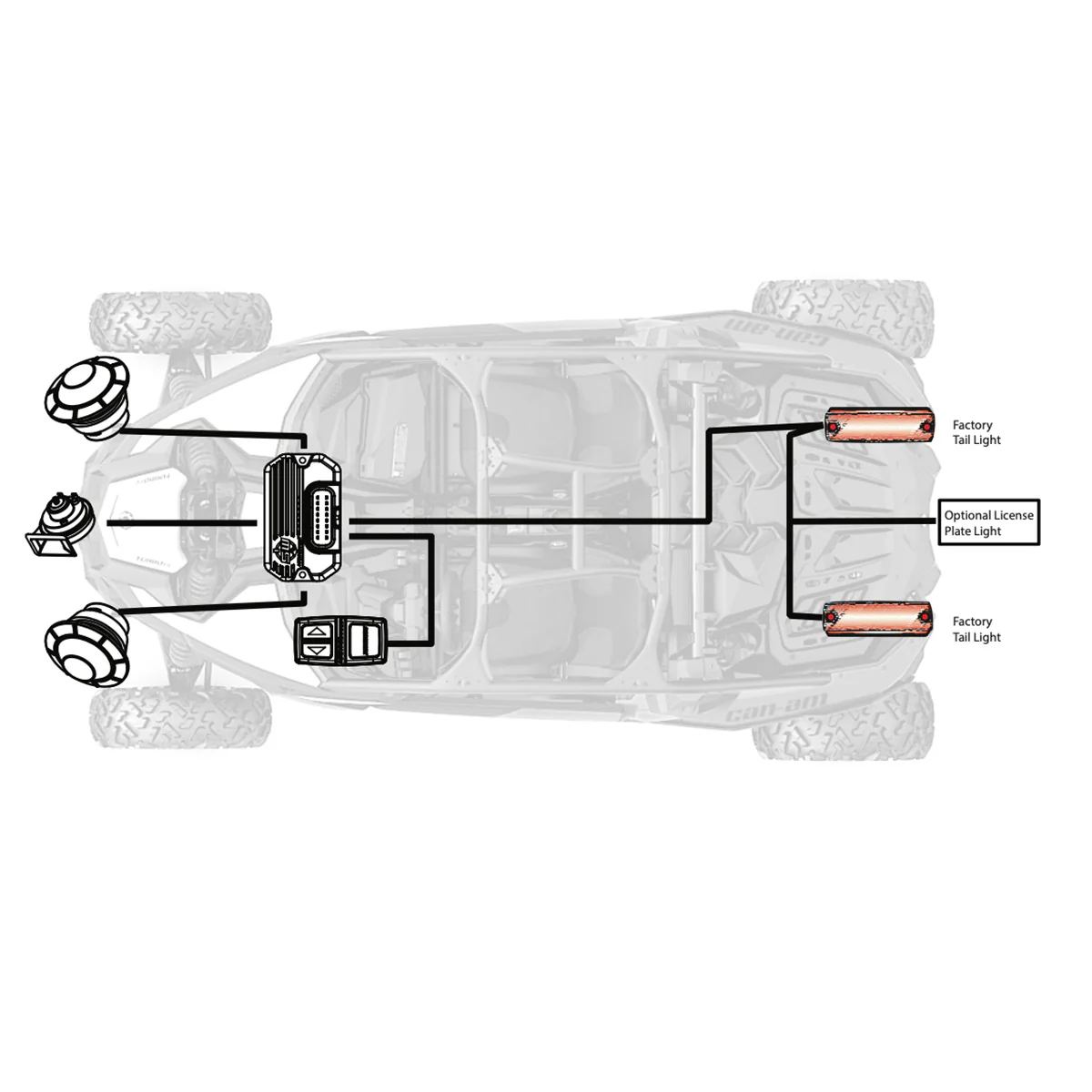 SSV Works Tango2 Vehicle Specific Turn-Signal Kit with All-In-One ...