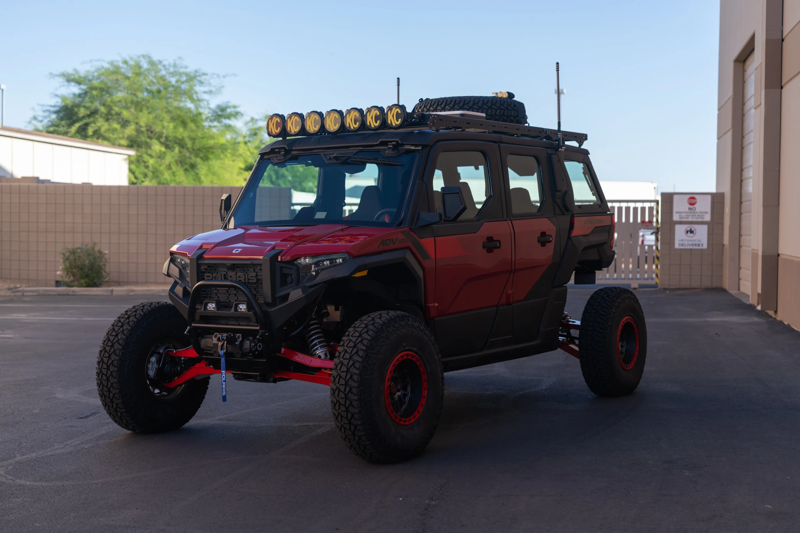 Scott's Red Polaris Xpedition ADV Build | Jagged X Offroad