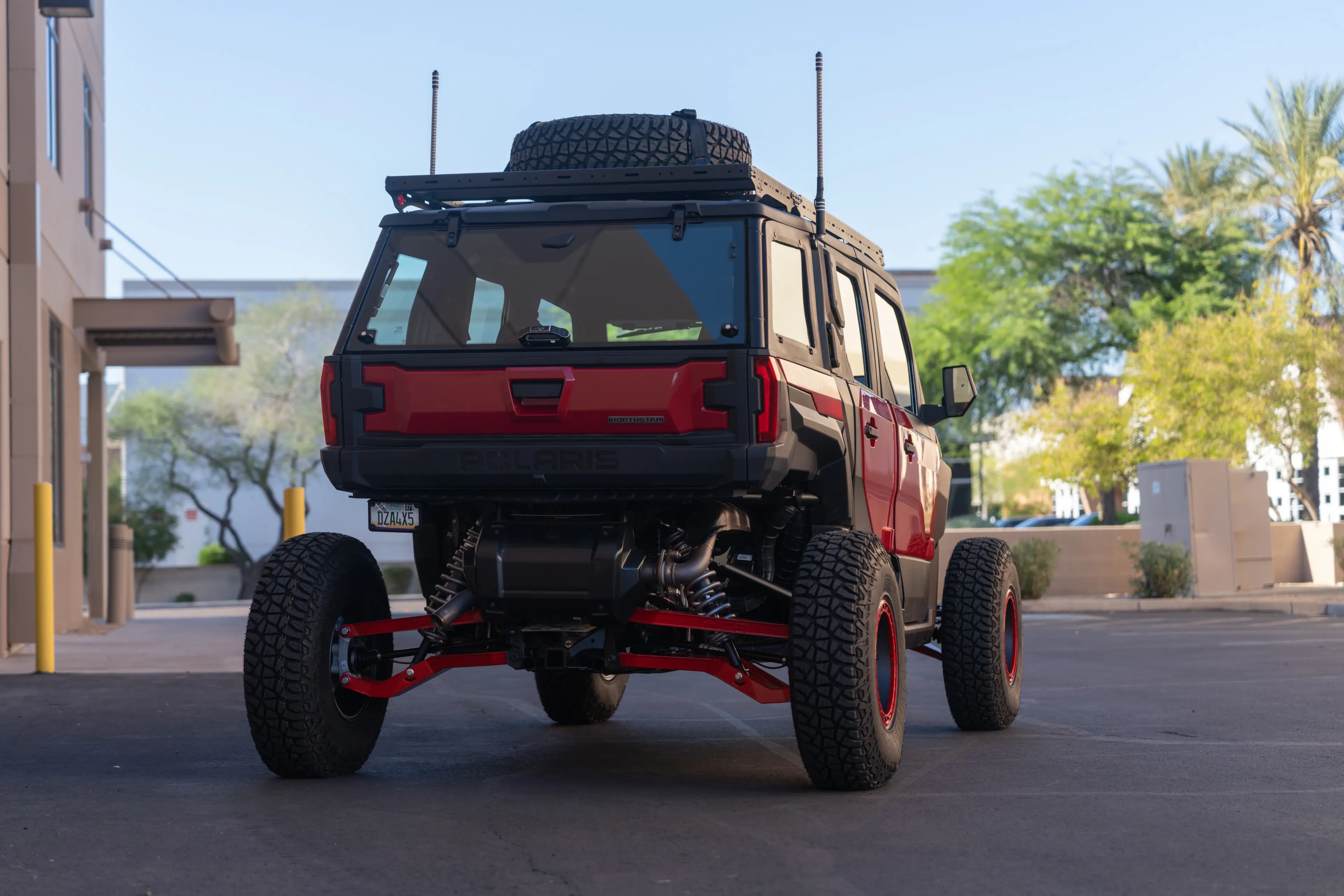 Scott's Red Polaris Xpedition ADV Build | Jagged X Offroad